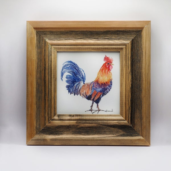 Rooster Framed Art - Etsy