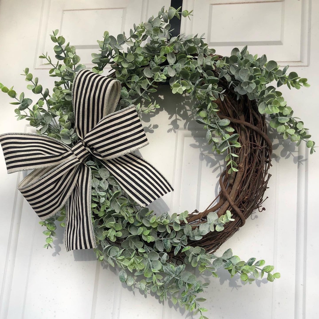 Everyday Farmhouse Greenery Wreath, Farmhouse Greenery Wreath ...