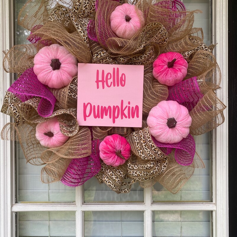 Pink Wreath - Etsy