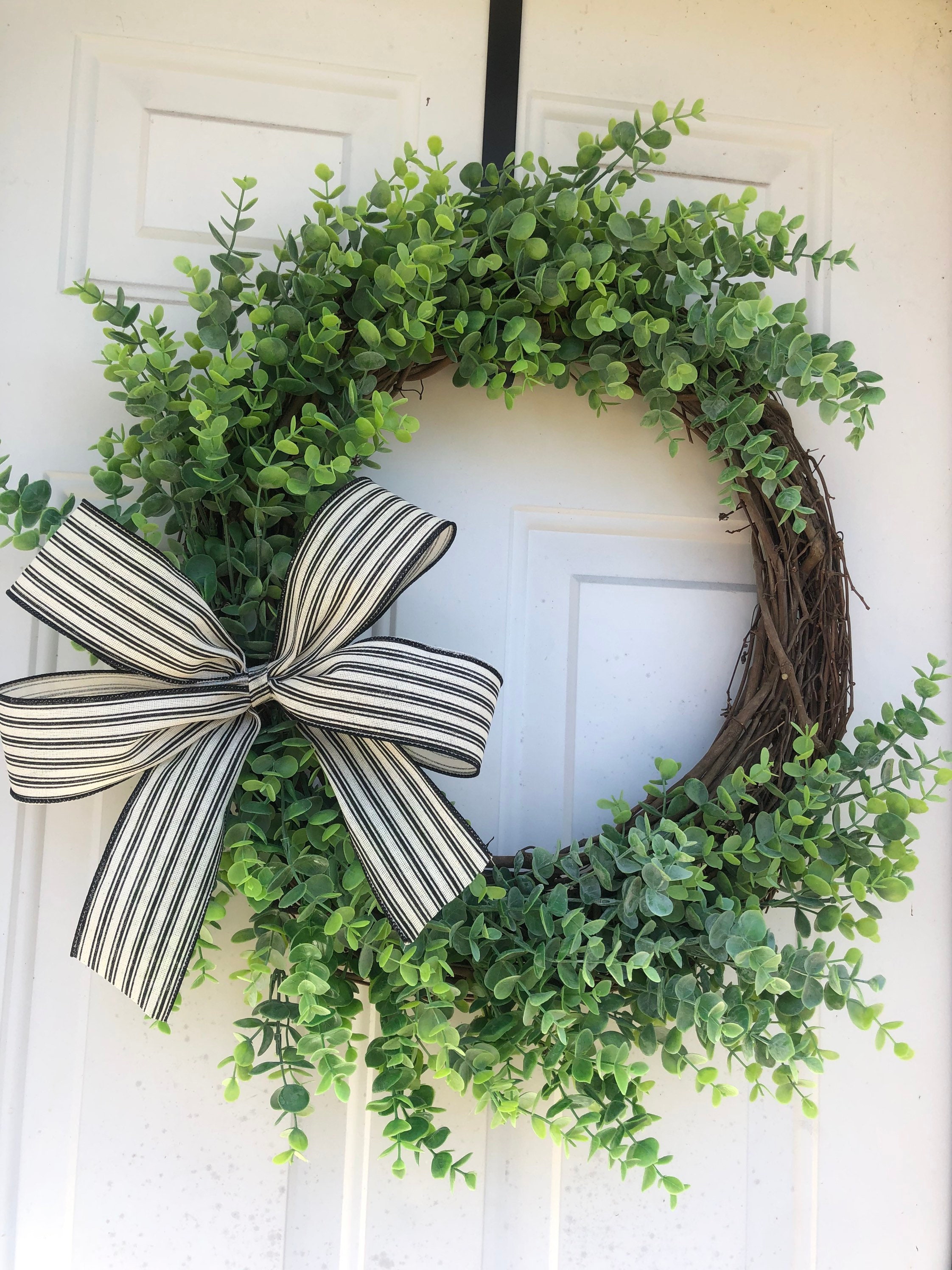 Everyday Farmhouse Greenery Wreath, Farmhouse Greenery Wreath ...