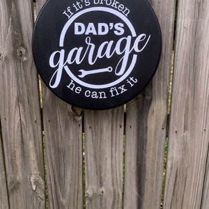 Dad’s Garage Sign, Christmas Gifts for Dad, Garage Sign for Men ...