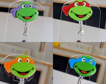 Teenage Mutant Ninja Turtles Retractable Badge Reel - Etsy