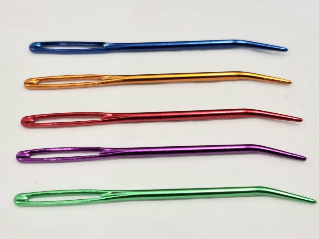 Anodised Darning Needle for Knitting and Crochet - Etsy