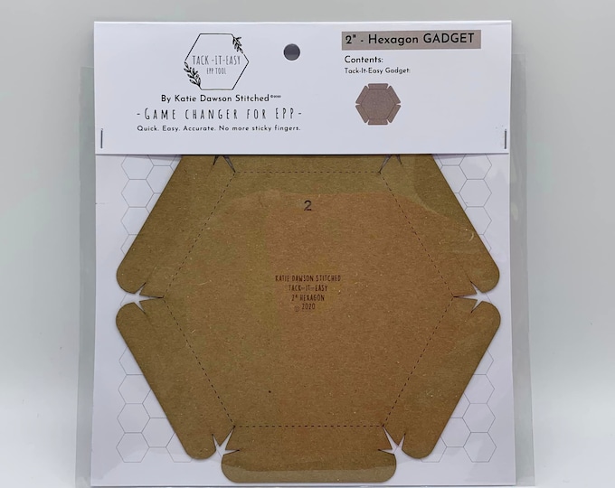 Tack-it-easy 2 Hexagon EPP Tool With Acrylic Template - Etsy