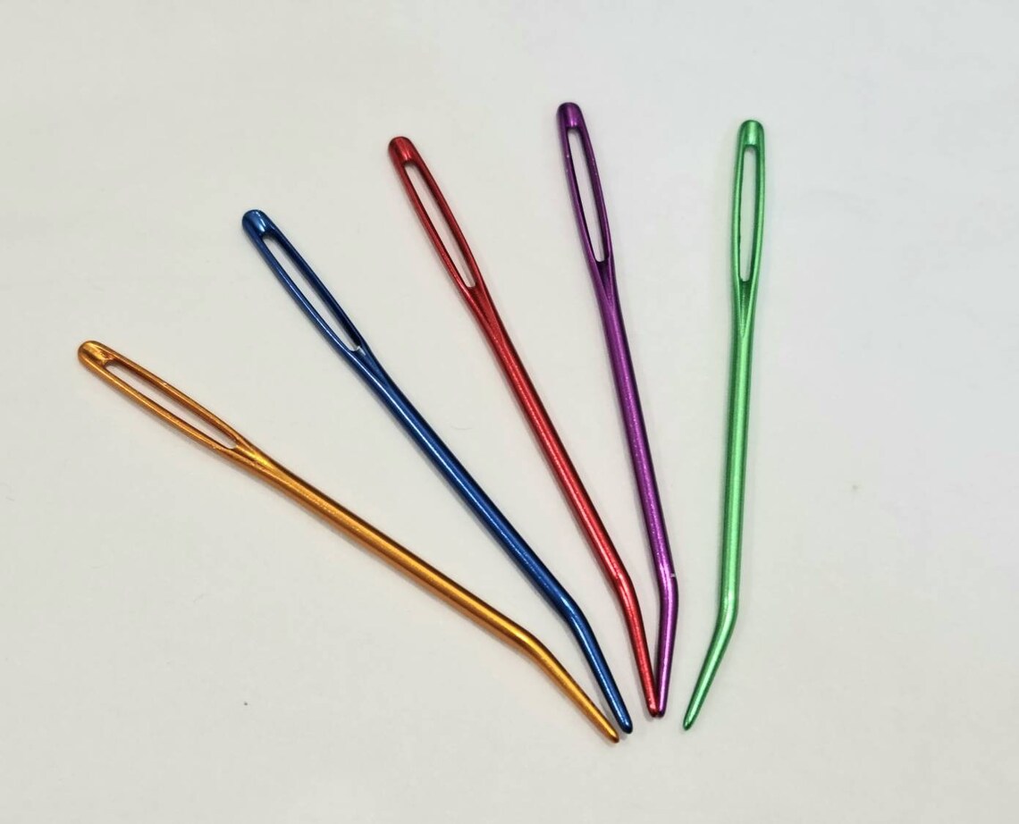 Anodised Darning Needle for Knitting and Crochet - Etsy