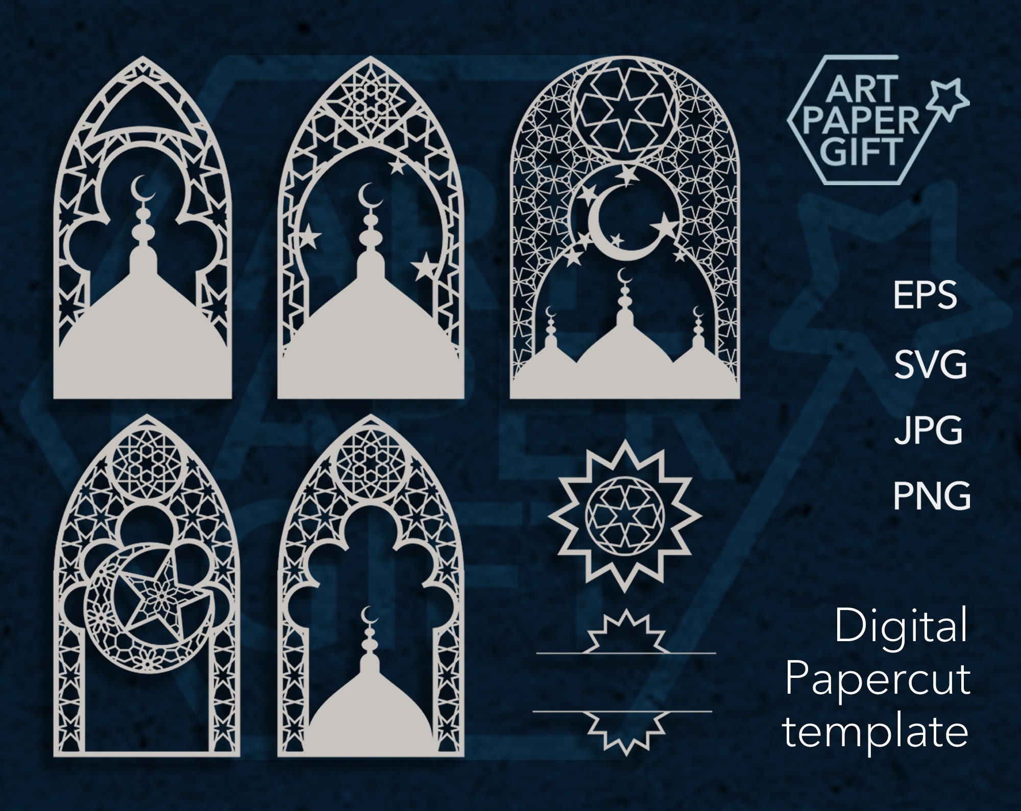 Digital Shapes for Cricut Laser cut template Svg Png Eps Wood die cut ...