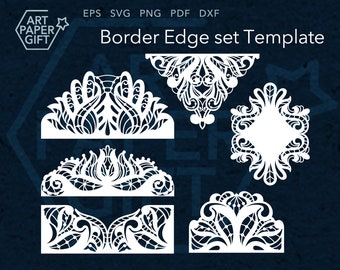 Lace Paper Template | Etsy