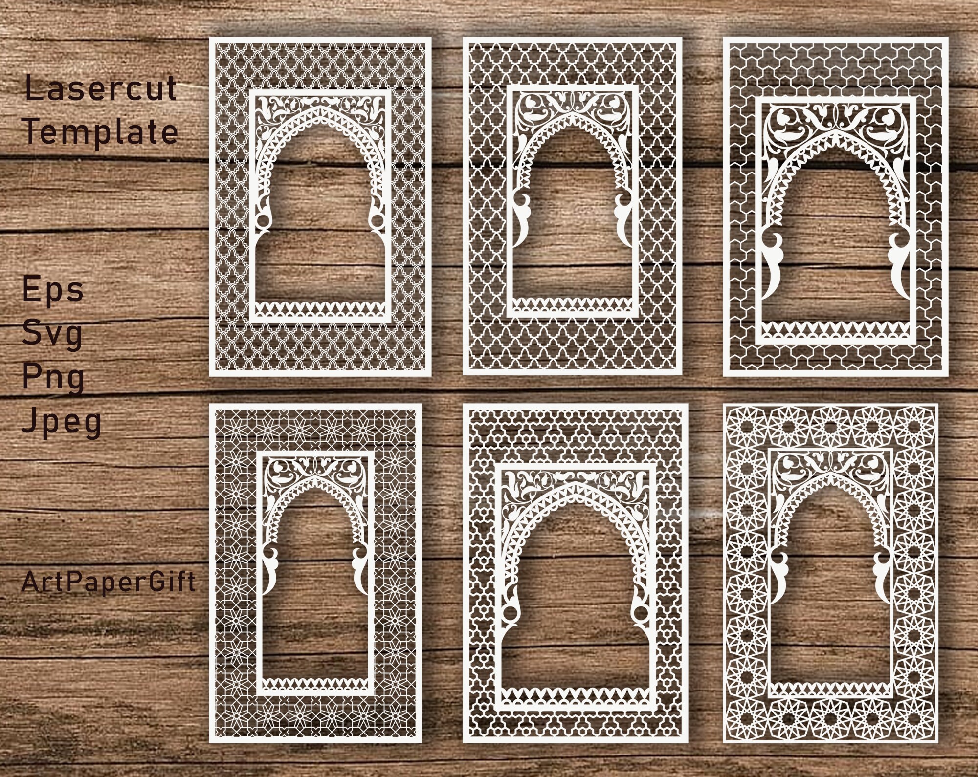 Digital Shapes for Cricut Laser cut template Svg Png Eps Wood die cut ...