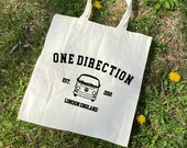 One Direction Tote Bag 1D Gift One Direction Merch 100% - Etsy