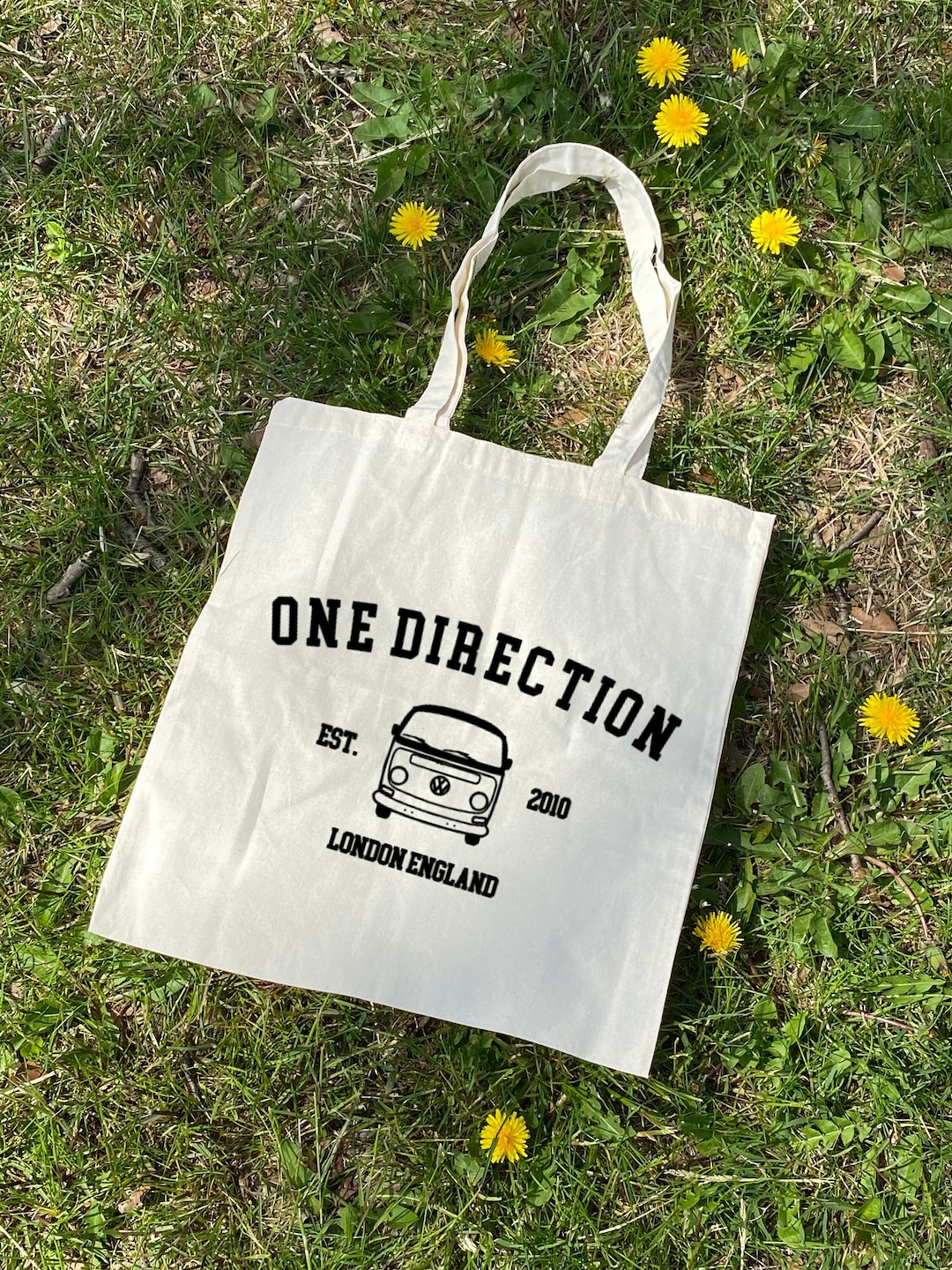 One Direction Tote Bag | 1D Gift | One Direction Merch | 100% Natural ...