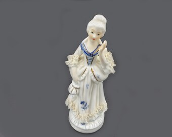 Porcelain Lace Figurine | Etsy
