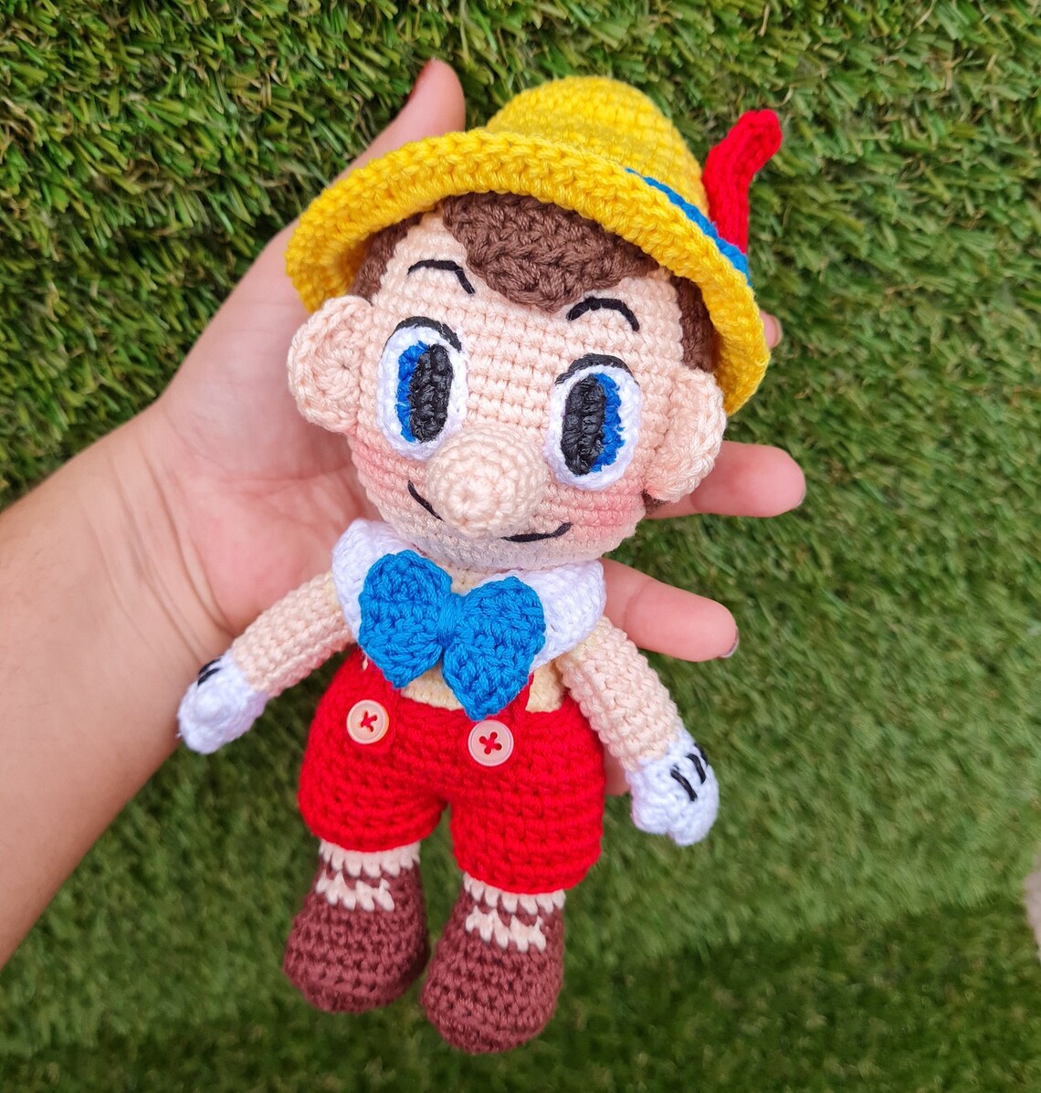 Pinocchio Pattern PDF ENGLISH Amigurumi Pinocchio Step by Step to Knit ...
