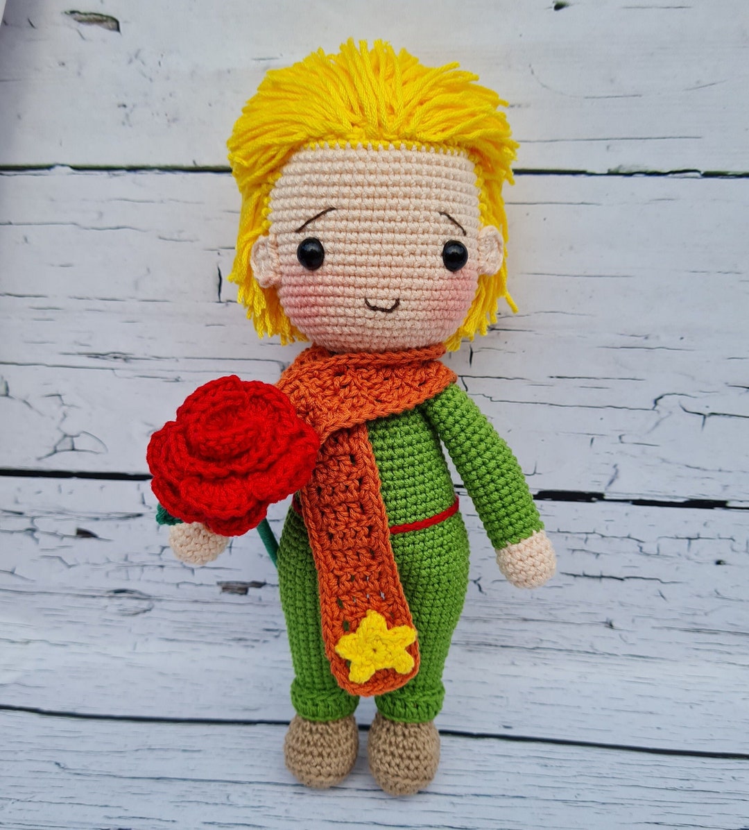The Little Prince Pattern in PDF Format SPANISH Final Size 25 Cm - Etsy