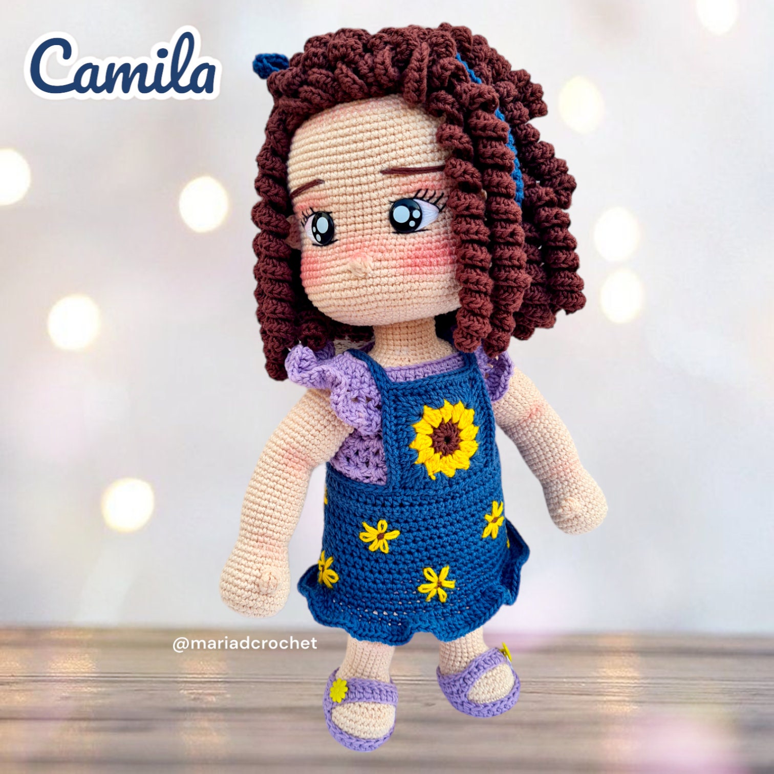 Camila Doll, Pattern in PDF Format, Available Only in Spanish. - Etsy
