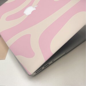 Light Pink Cute Wave MacBook Case Cover for New MacBook Pro 13 14 15 16 ...