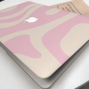 Light Pink Cute Wave MacBook Case Cover for New MacBook Pro 13 14 15 16 ...