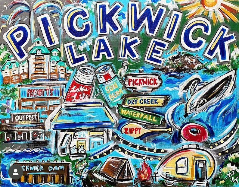 Pickwick Lake, TN Fine Art Print - Etsy