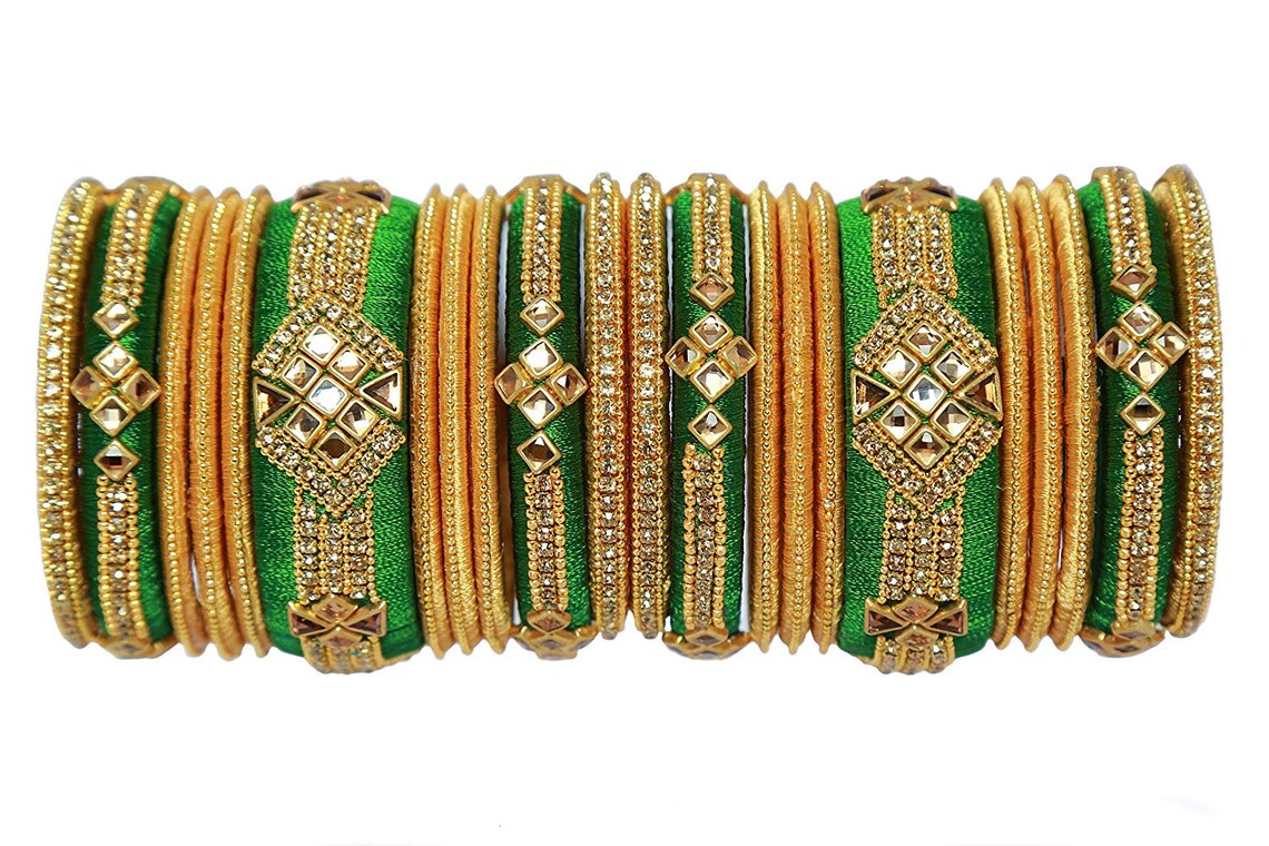 Handmade Bridal Silk Thread Bangles for Women and Girls - Etsy