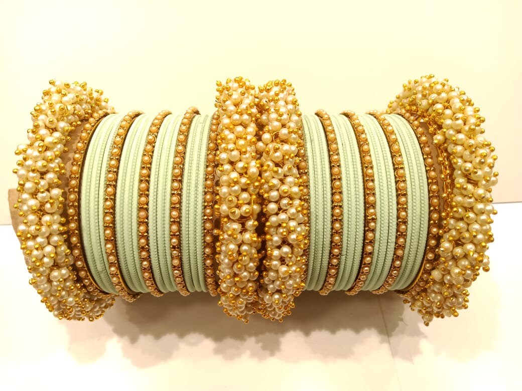 Rani Pink Color Indian Bridal Bangles Jewelry Velvet Bridesmaids Gift ...