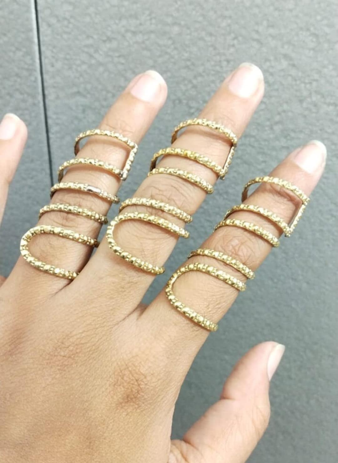 Gold/silver Splint Ring, Elegance Meets Functionality Arthritis Lateral ...