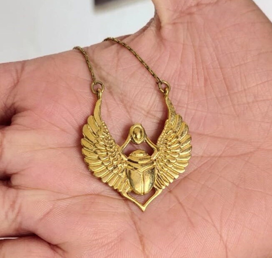 Gold Scarab, Scarab Charm, Scarab, Gold Scarab Pendant, Spiritual ...