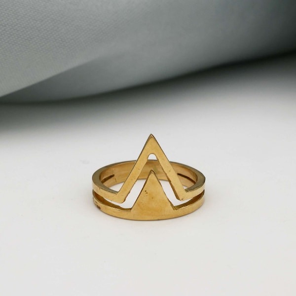 Geometric Shape Ring - Etsy
