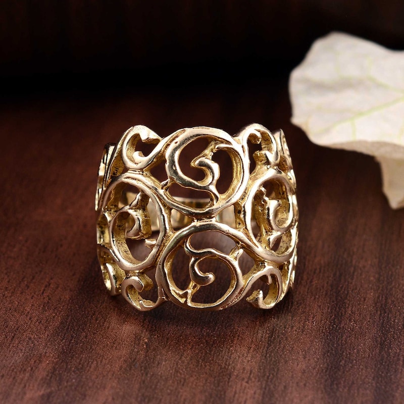 Filigree Ring - Etsy
