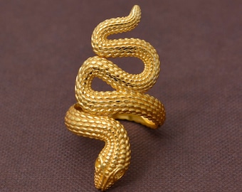 Triple Snake Ring - Etsy