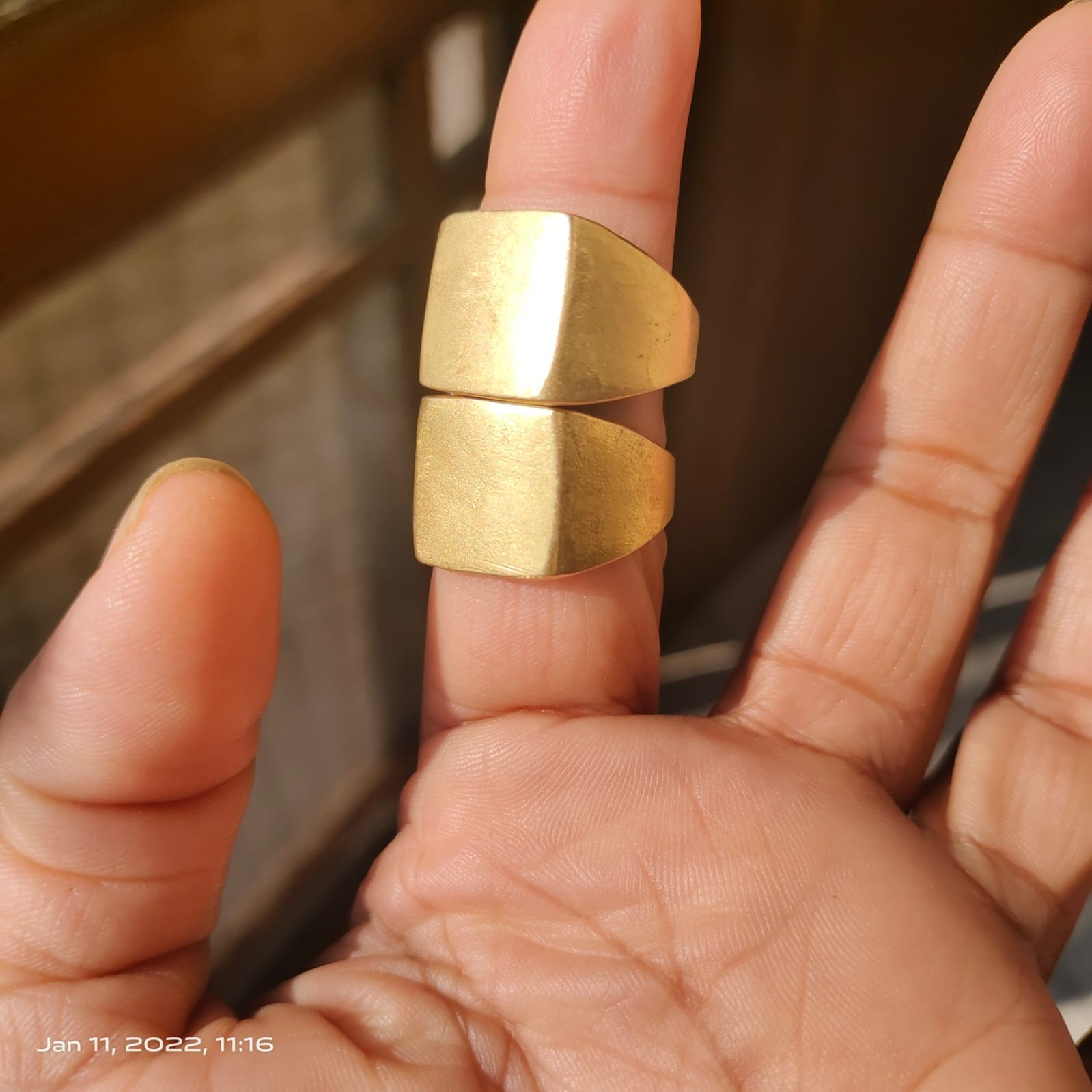 Square Signet Ring Gold Signet Ring Silver Signet Ring | Etsy