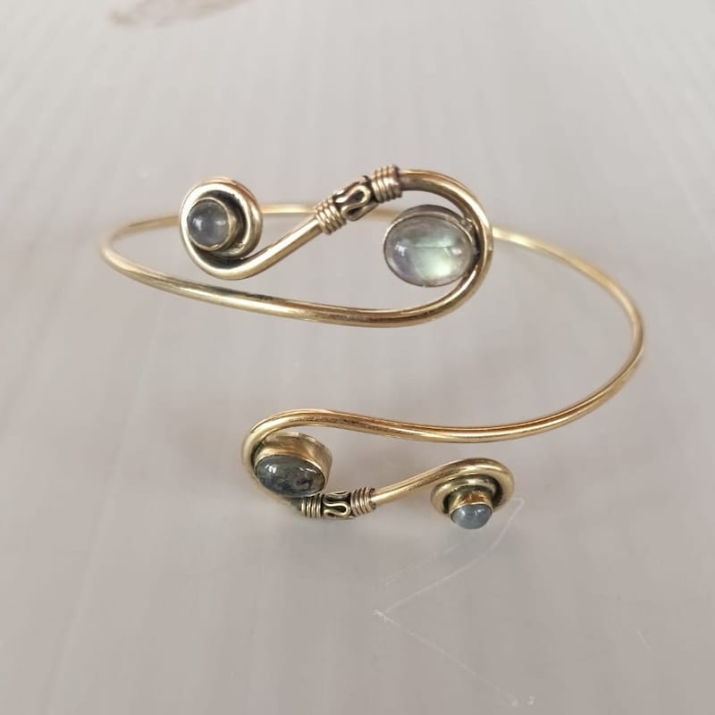 Gold Arm Cuff - Etsy