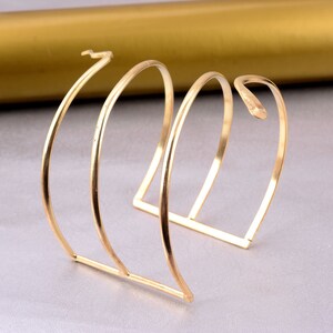 Snake Arm Band Bracelet Gold Adjustable, Snake Arm Cuff, Gold Arm ...