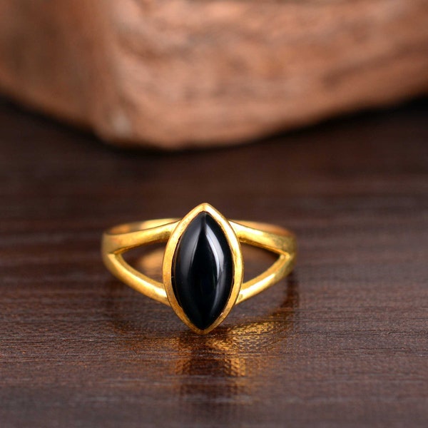 Obsidian Ring - Etsy