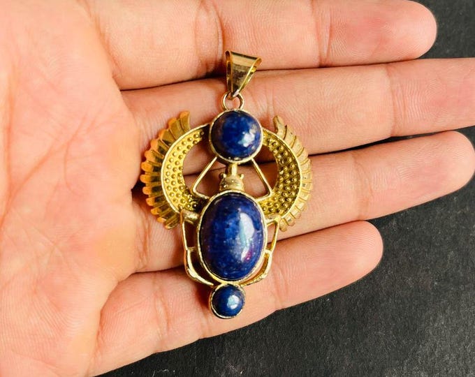 Ancient Egyptian Ring Scarab Lapis Lazuli Stone Good Luck Scarab Egypt ...