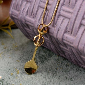 Spoon Necklace Mini Spoon Pendant Chain Necklace Magical Gift for Her ...