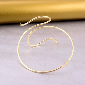 Snake Bracelet Gold , Arm Bracelet, Wrist Cuff, Snake Arm Cuff, Boho ...