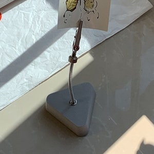 Concrete Standing Clips ,concrete Card Holder, Picture Stands, Name Tag ...