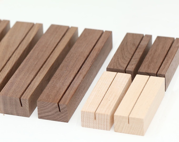 Wood Table Stands,name Place Card Stand, Table Number Holders, 1mm or ...