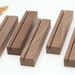 Black Walnut Wood Table Stands,name Place Card Stand, Walnut Table ...