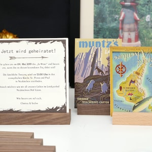 Wood Table Stands,name Place Card Stand, Table Number Holders, 1mm or ...