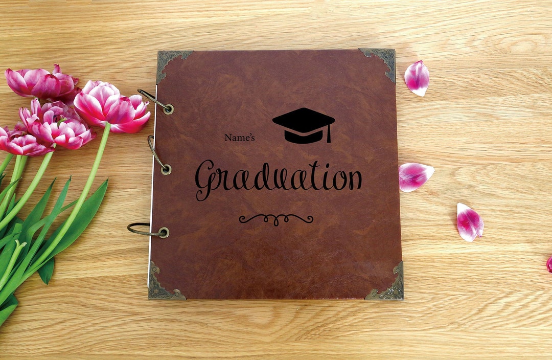 Personalized Graduation Leather Photo Album /graduation Photo Album ...