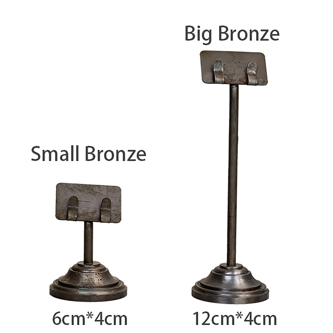 Brass Card Holder Price Tag Holder Brass Name Tag Stands - Etsy