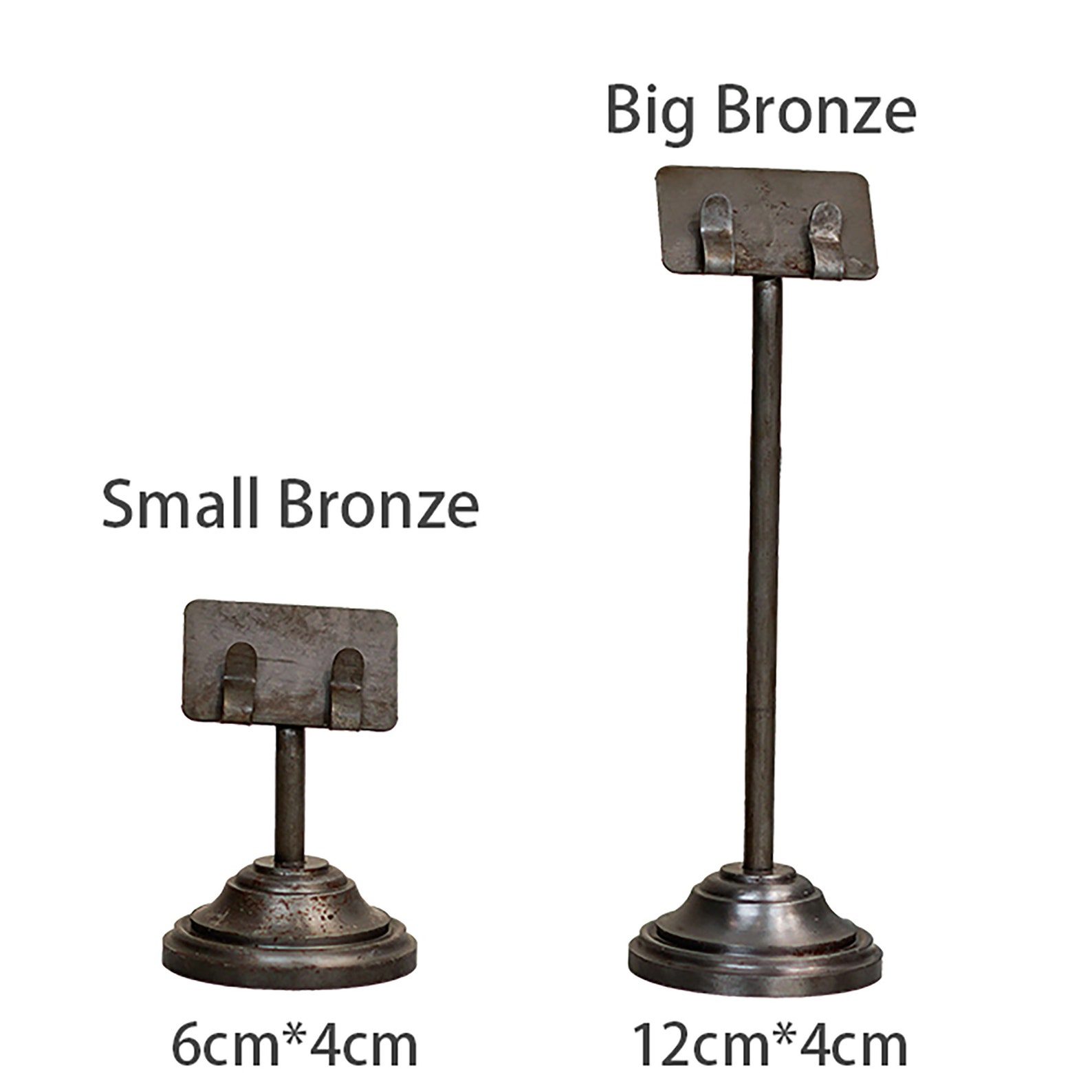 Brass Card Holder Price Tag Holder Brass Name Tag Stands - Etsy