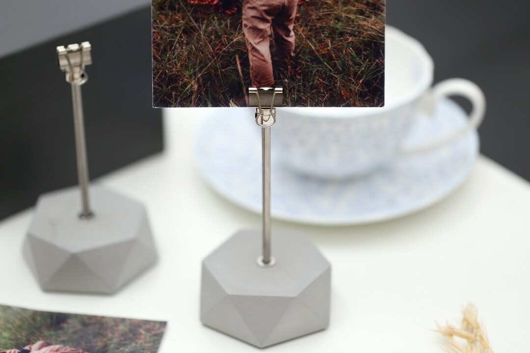 Concrete Standing Clips ,concrete Holder, Picture Stands, Name Tag ...