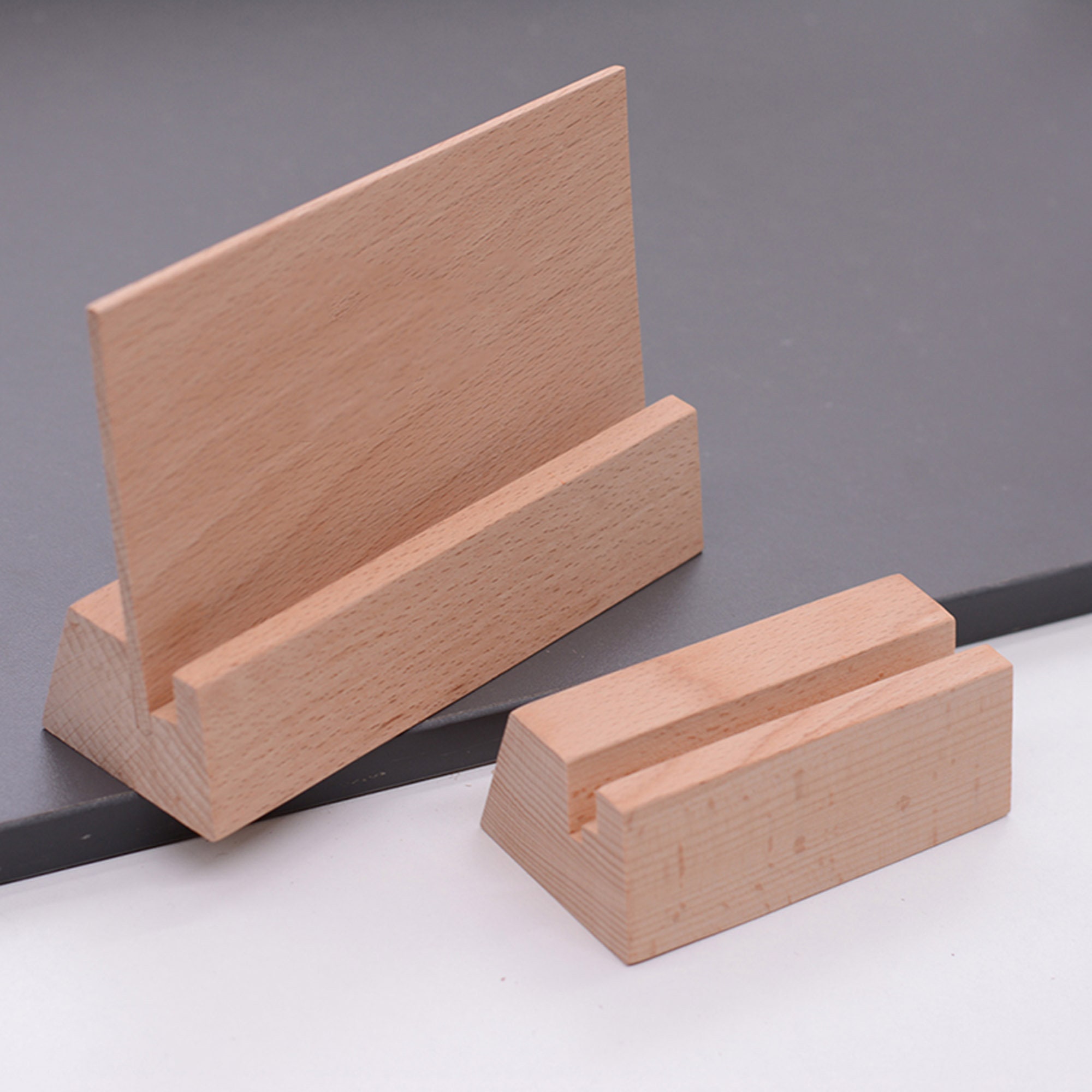 Wood Table Calendar Stands Calendar Card Holder Walnut Table - Etsy