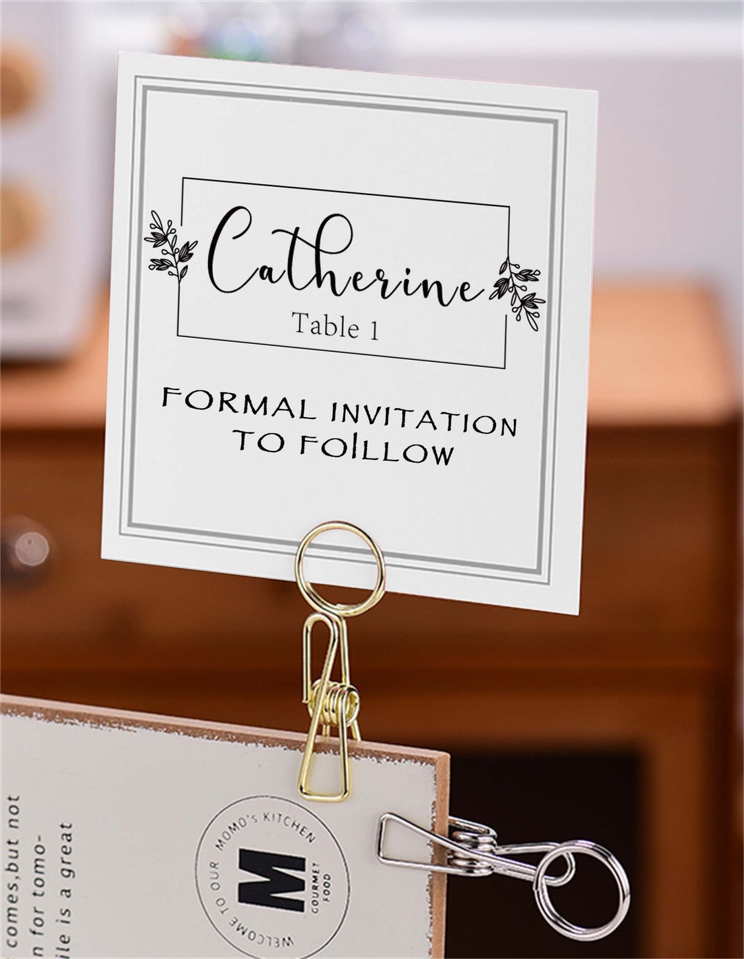 Brass Stainless Card Clips, Card Holders, Card Stands, Picture Mini ...