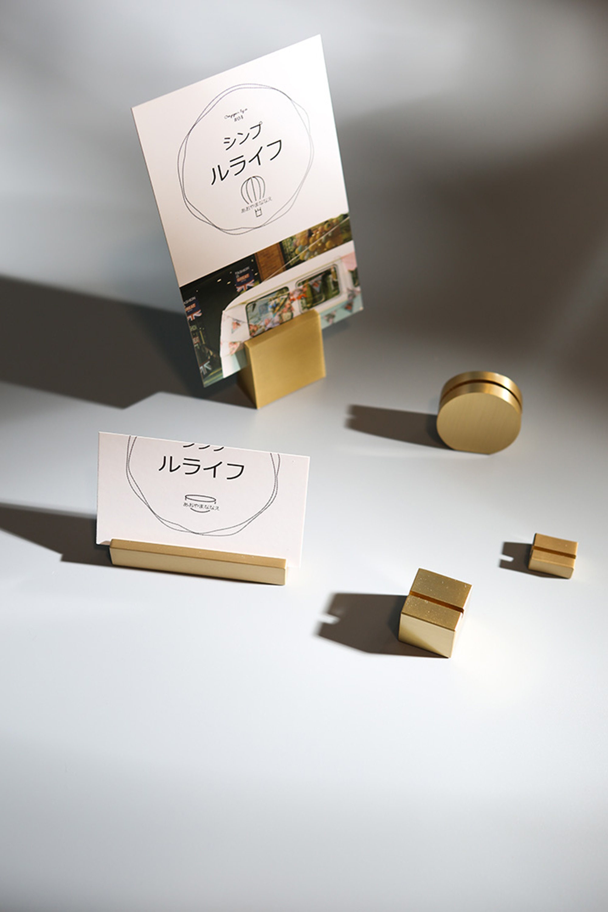 Brass Stainless Steel Card Holder Card Photo Holder Brass - Etsy UK