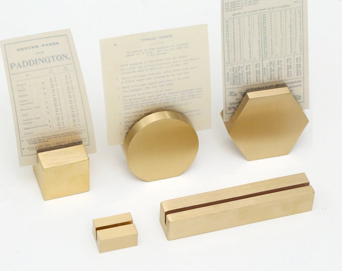 Modern Brass Stainless Steel Holder, Business Card Holder, Brass Place ...