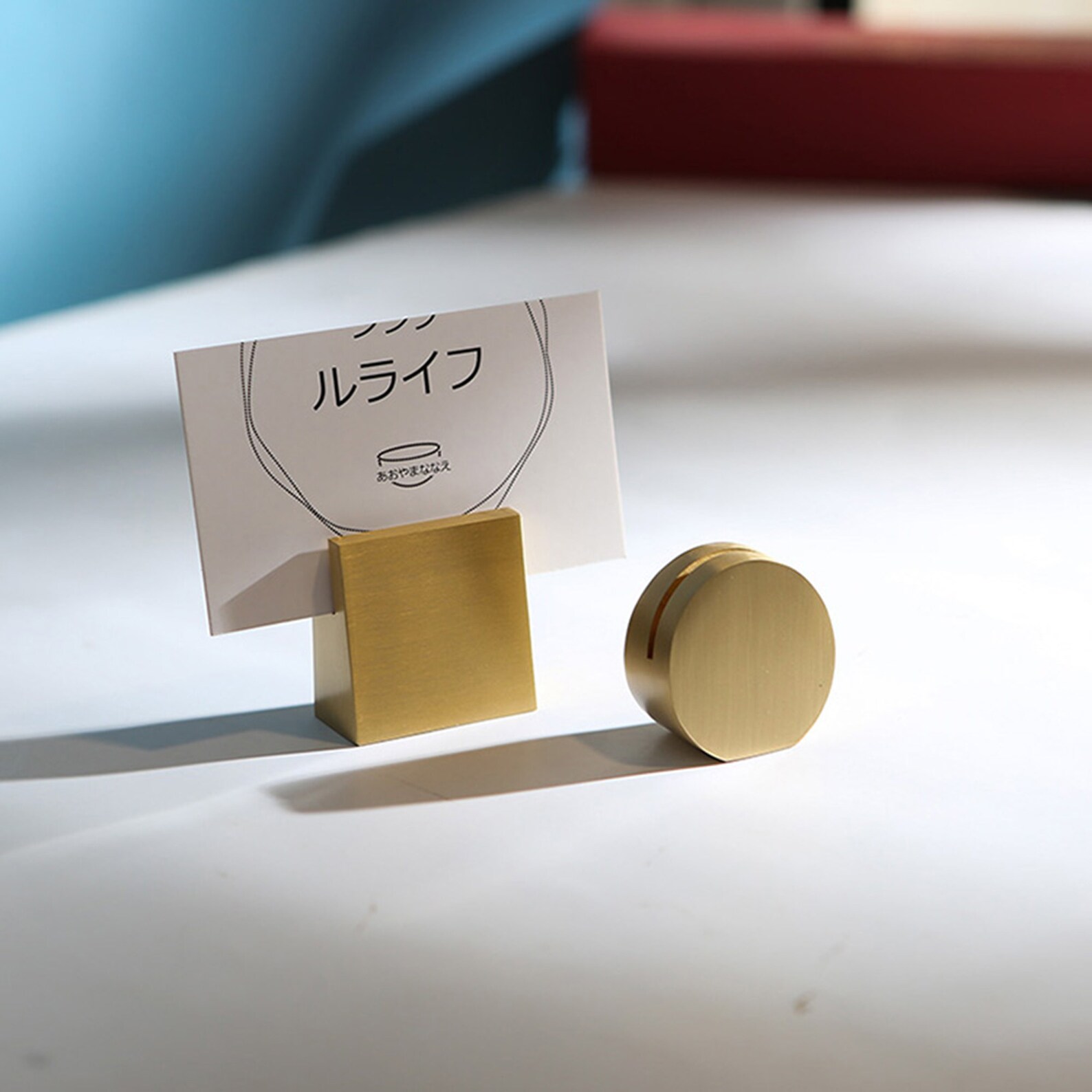 Brass Stainless Steel Card Holder Card Photo Holder Brass - Etsy