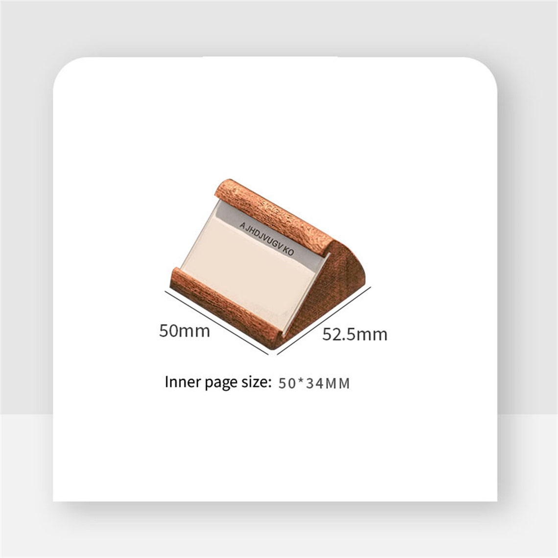 Walnut Price Tag Holder Walnut Card Holder Price Tag Stands - Etsy