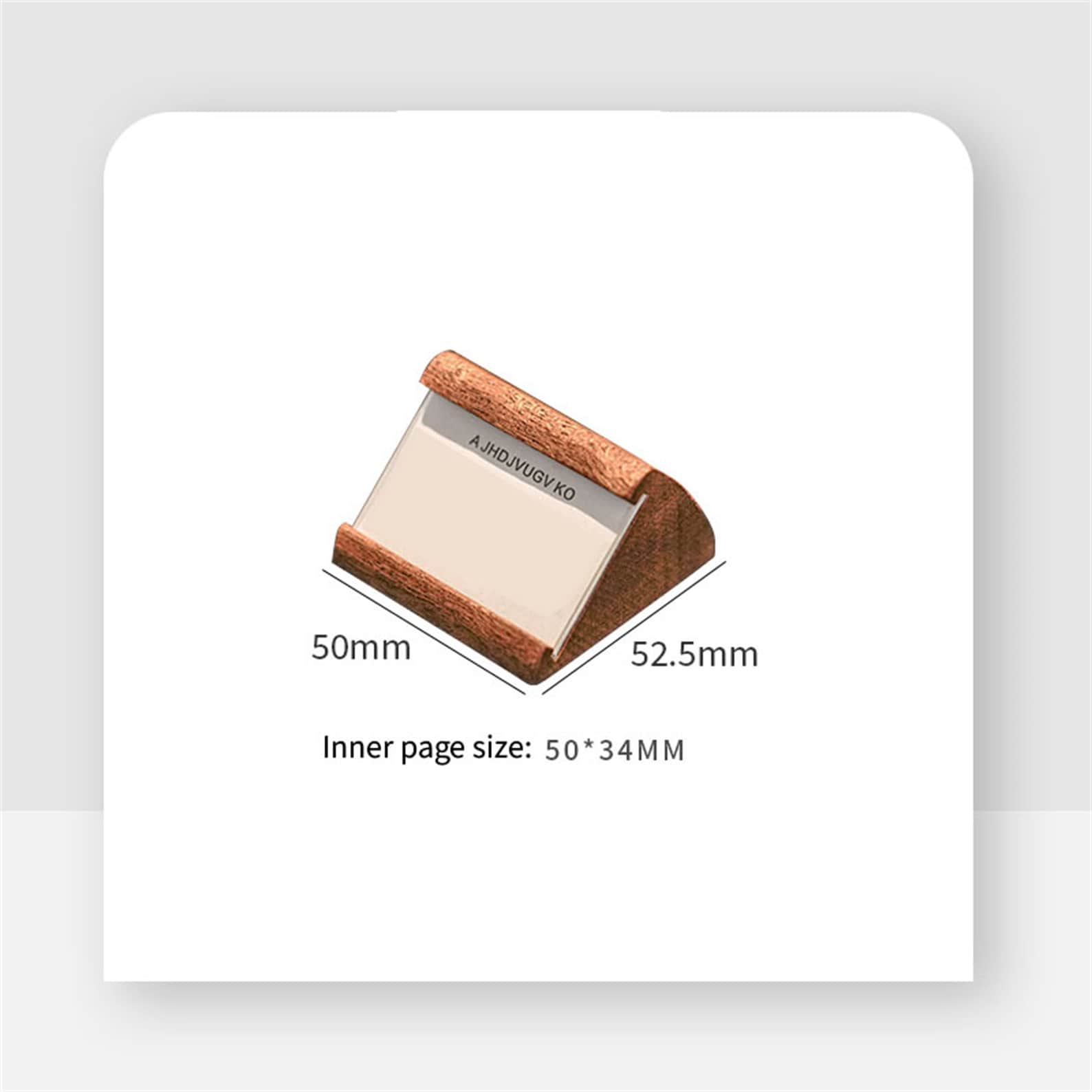 Walnut Price Tag Holder Walnut Card Holder Price Tag Stands - Etsy